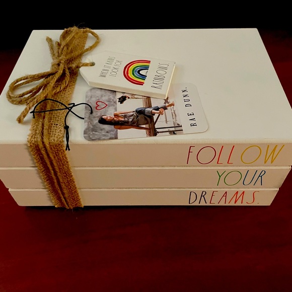 Rae Dunn | Accents | Rae Dunn Wood Stack Books | Poshmark